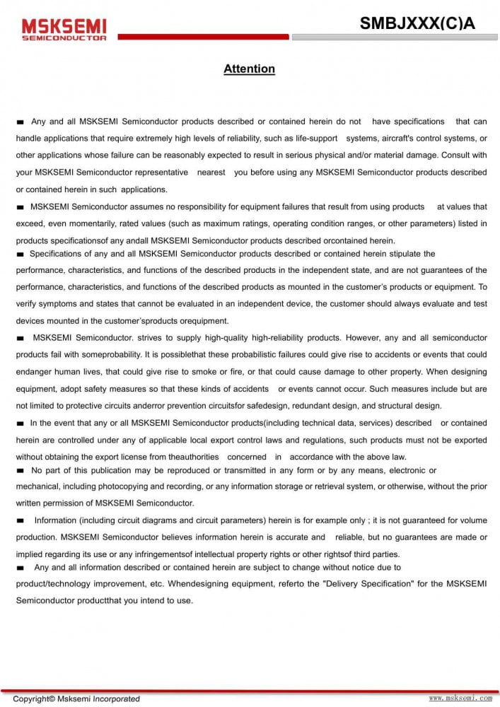 SMBJ5.0A datasheet page 8