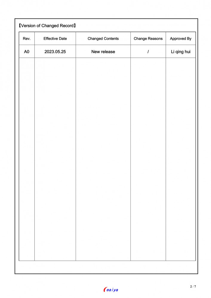 CR3015 specification page 2