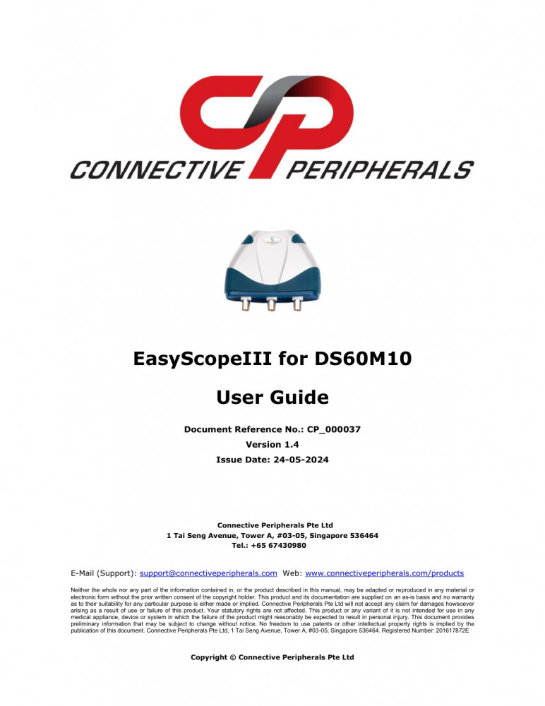 DS60M10 document preview, page image 1