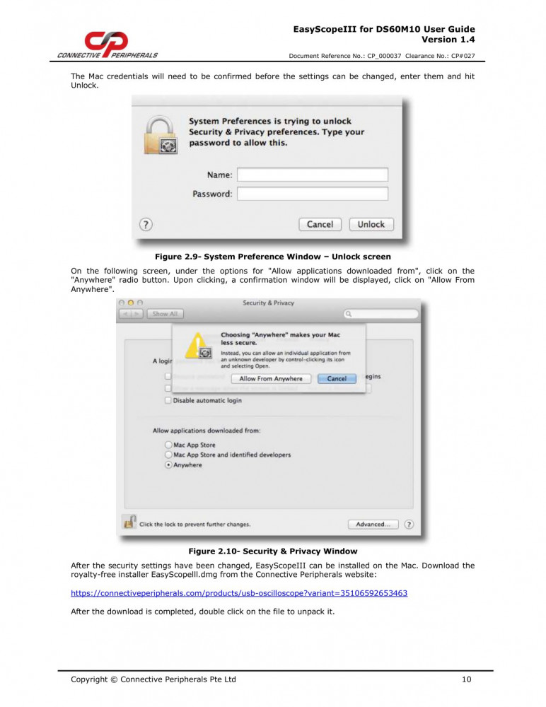 DS60M10 document preview, page image 10
