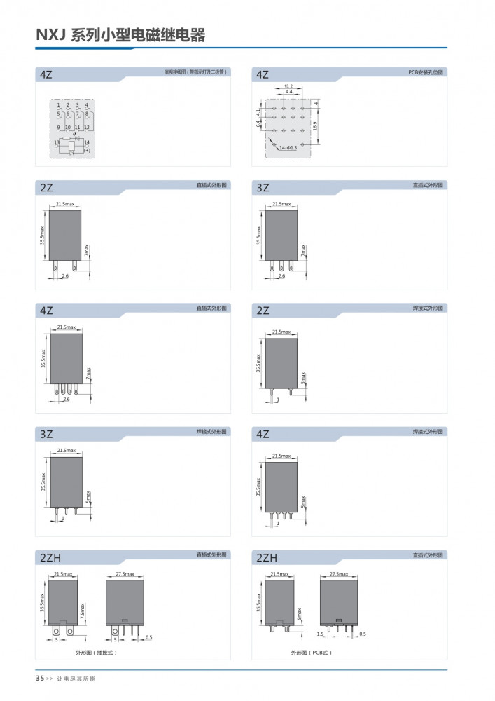 NXJ series datasheet page 5
