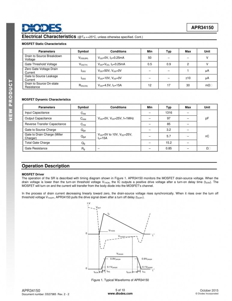 APR34150 datasheet page 5