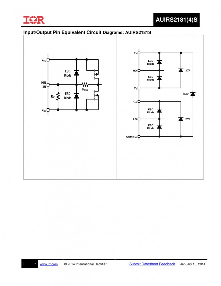 AUIRS21814STR datasheet page 7