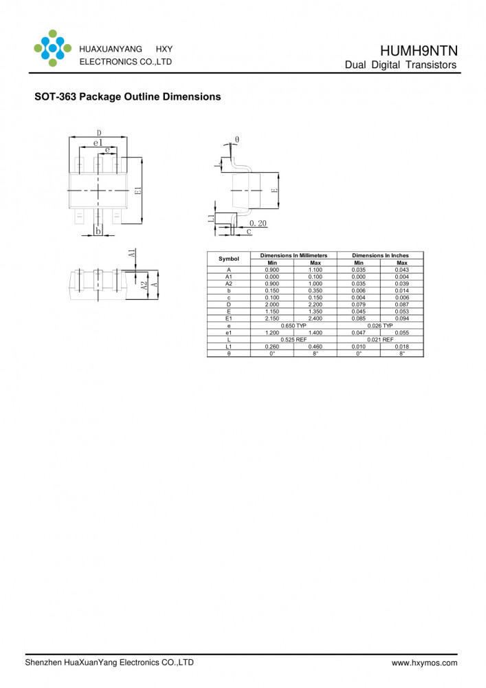 HUMH9NTN datasheet page 3