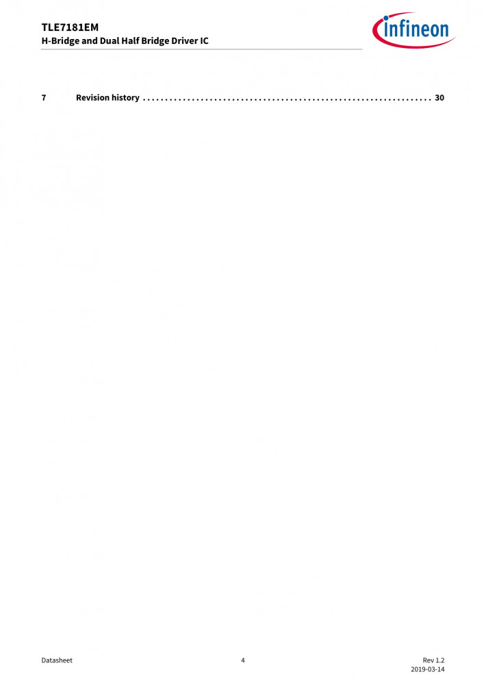 TLE7181EM datasheet page 4