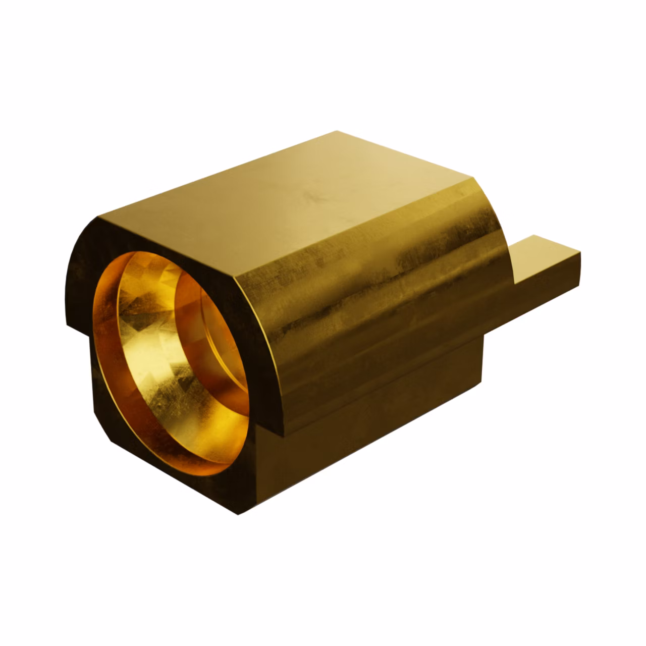 SMPM Plug, Straight, Full Detent, PCB, Edge Mount, 1000 Pieces Per Reel, 50 Ohms for sale