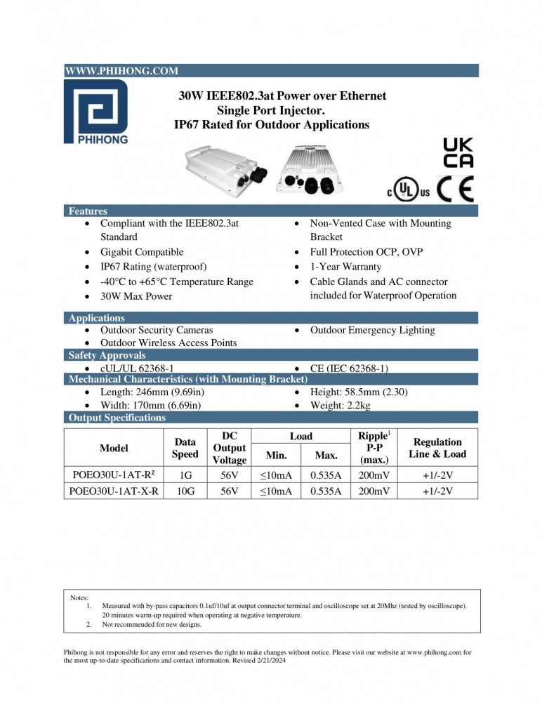 POEO30U-1AT-R document page 1