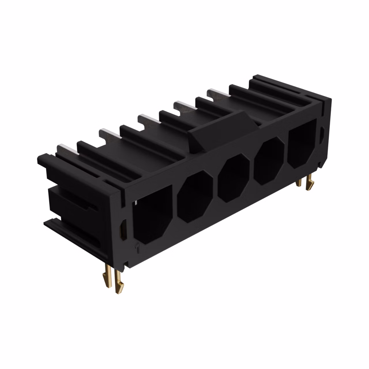 Sabre Right-Angle Header, 7.50mm Pitch, 3 Circuits, Glow-Wire Capable, 5.33mm Tail Length. for 2.40mm PCB, with Board Lock, Complies with the UL1977 finger proof access requirement