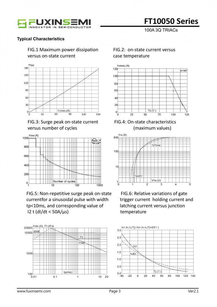 FT10050-12P datasheet page 3