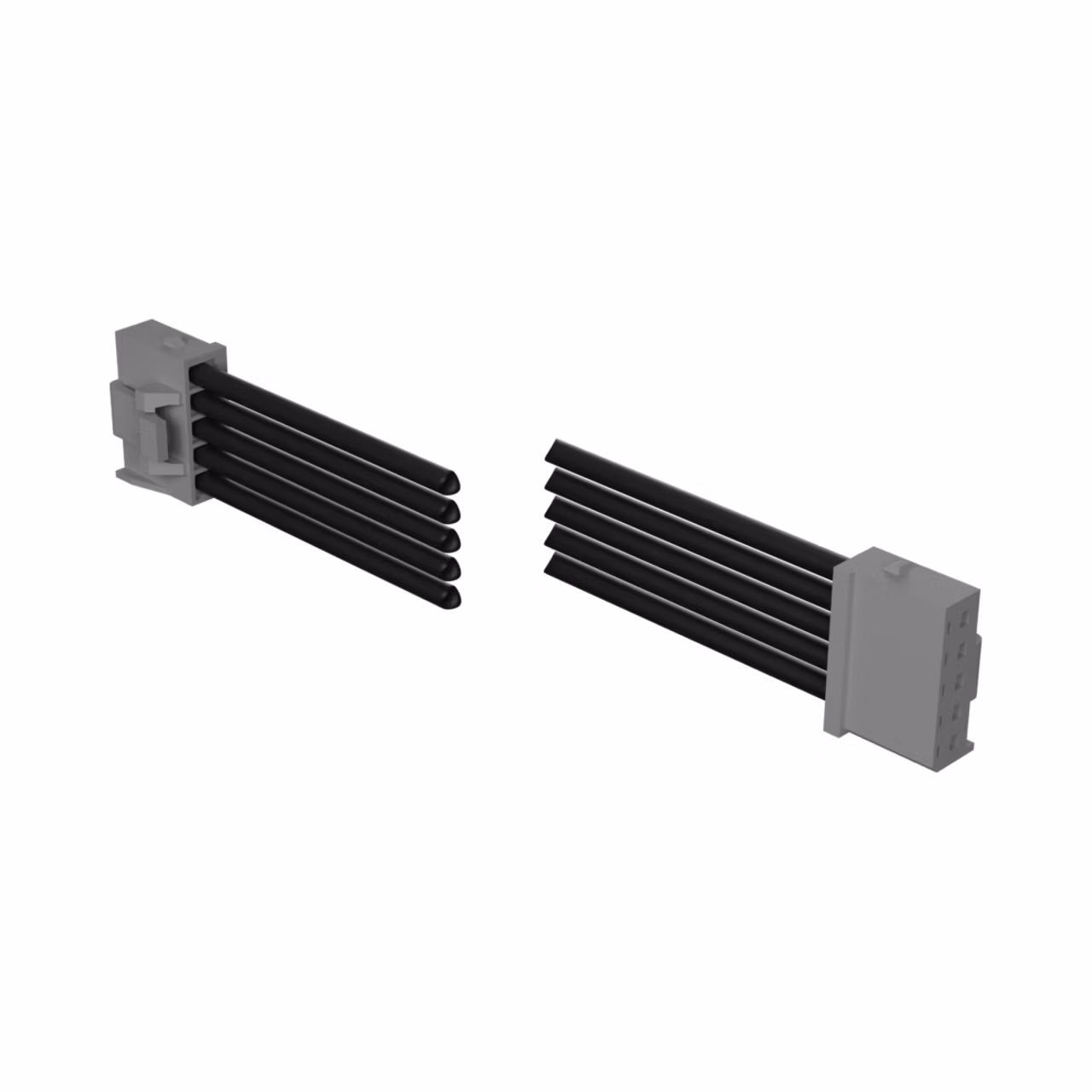 KK Plus 250-to-KK Plus 250 Off-the-Shelf (OTS) Cable Assembly, 2.50mm Pitch, Single Row, 150.00mm Length, 5 Circuits, Black for sale