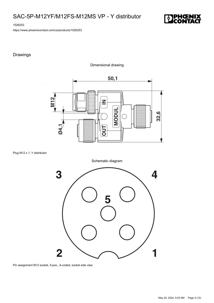 Phoenix Contact 1526253 technical document page 4