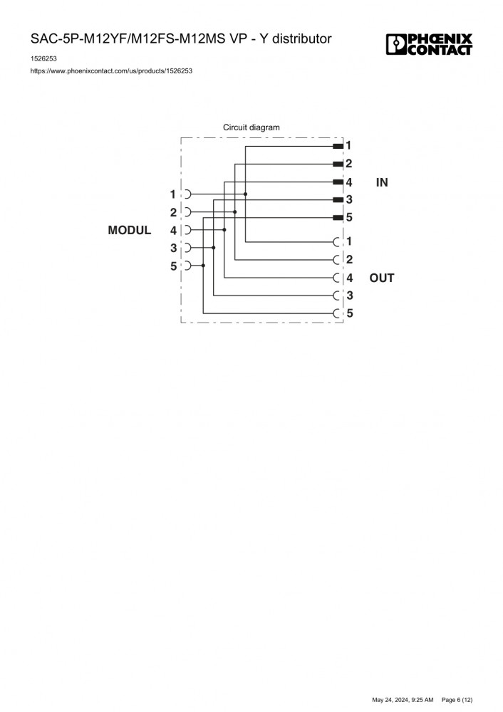 Phoenix Contact 1526253 technical document page 6
