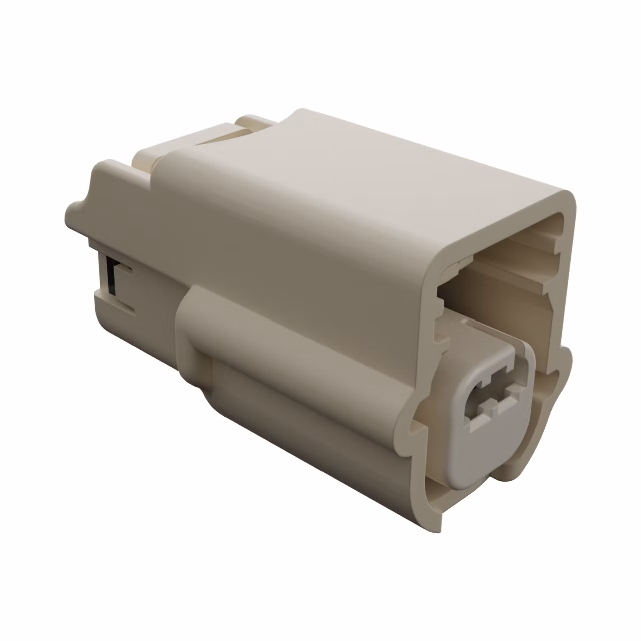 2.54mm MX64 Sealed Single Row Crimp Housing, MX64 Terminal, Natural, 2 Circuits, Key C, without CPA Lock for sale