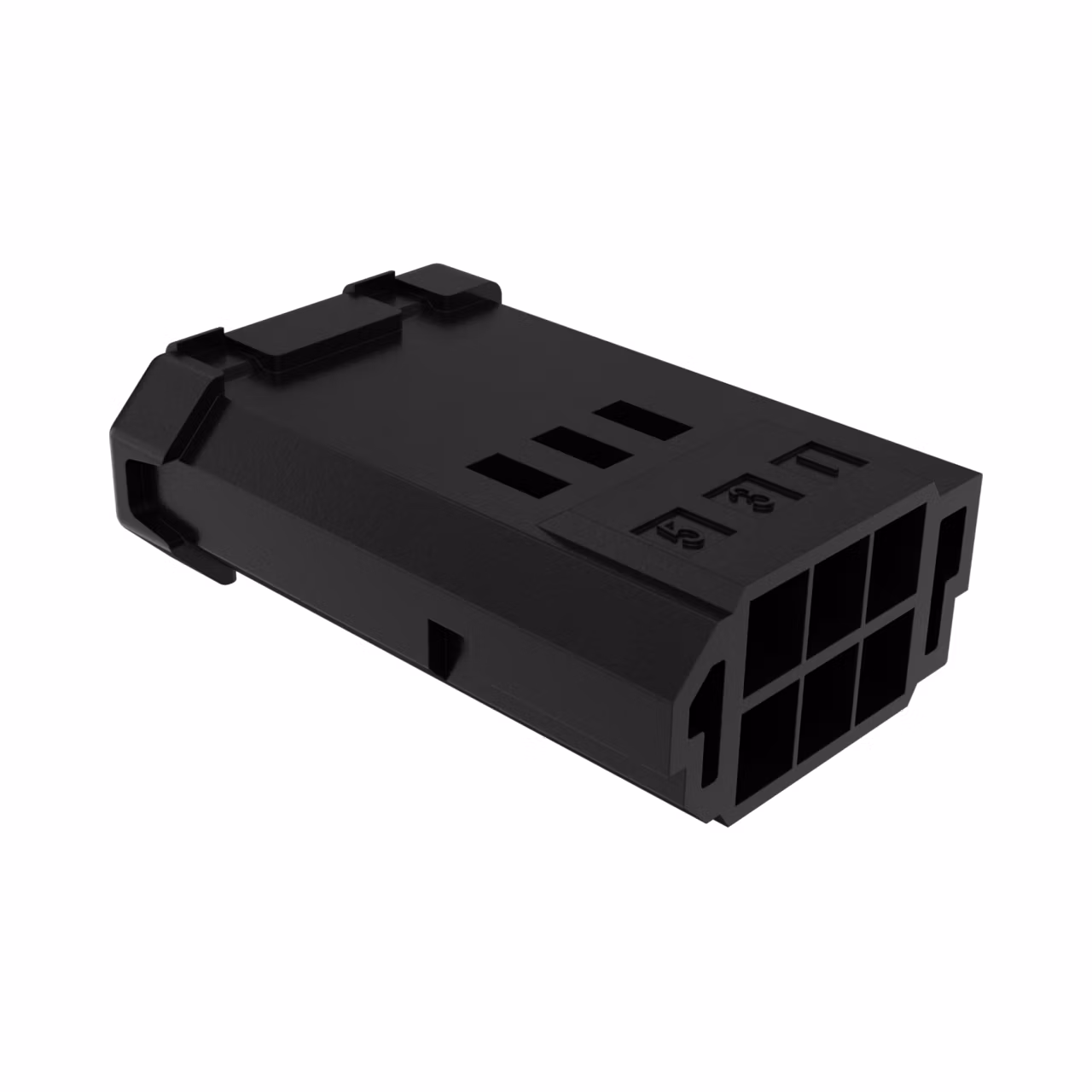 CRC Shielded Rectangular I/O Receptacle Housing for Male Terminal, Signal, 6 Circuits, Polarization Type Standard for sale
