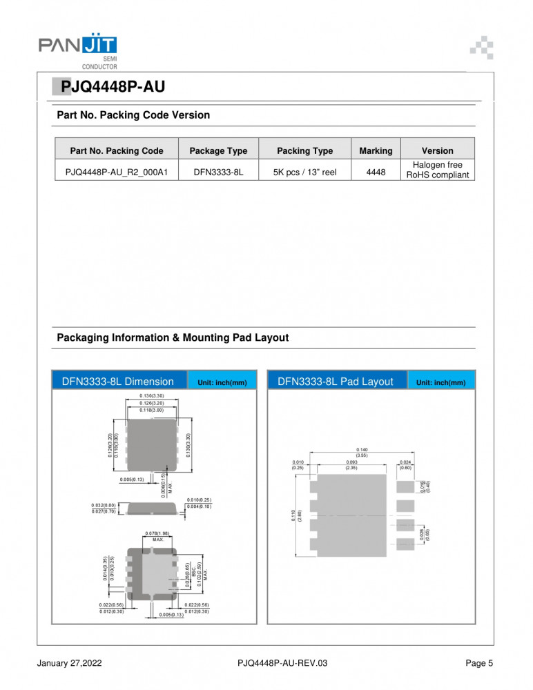 PJQ4448P-AU datasheet page 5