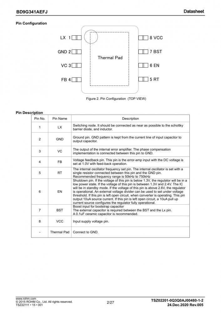 BD9G341AEFJ-E2 datasheet page 2