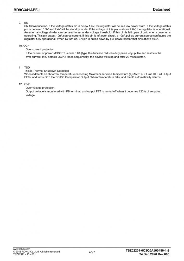 BD9G341AEFJ-E2 datasheet page 4