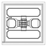 Die RF Gain Block Amplifier, 5000 - 20000 MHz, 50Ω
