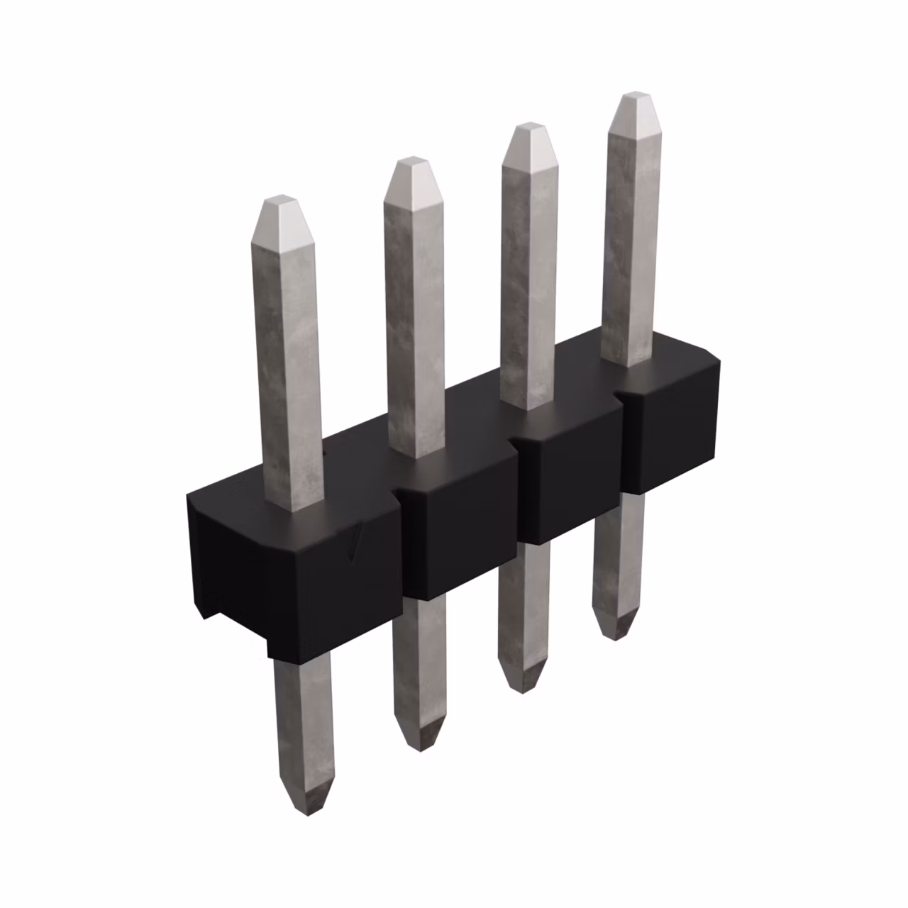 2.00mm Pitch Milli-Grid Header, Vertical, Through Hole, Breakaway, 4 Circuits, 2.50µm Tin (Sn) Plating, Mating Pin Length 3.70mm, Tail Length 3.00mm, Lead-Free for sale