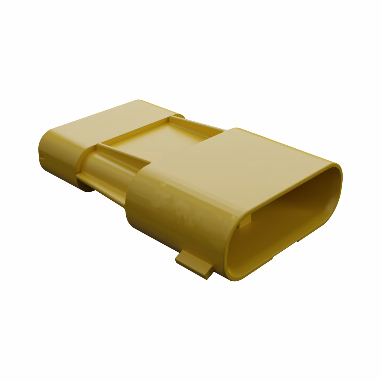 Squba Sealed Receptacle Assembly with CPA, 1.80mm Pitch, Single Row, 4 Circuits, Natural