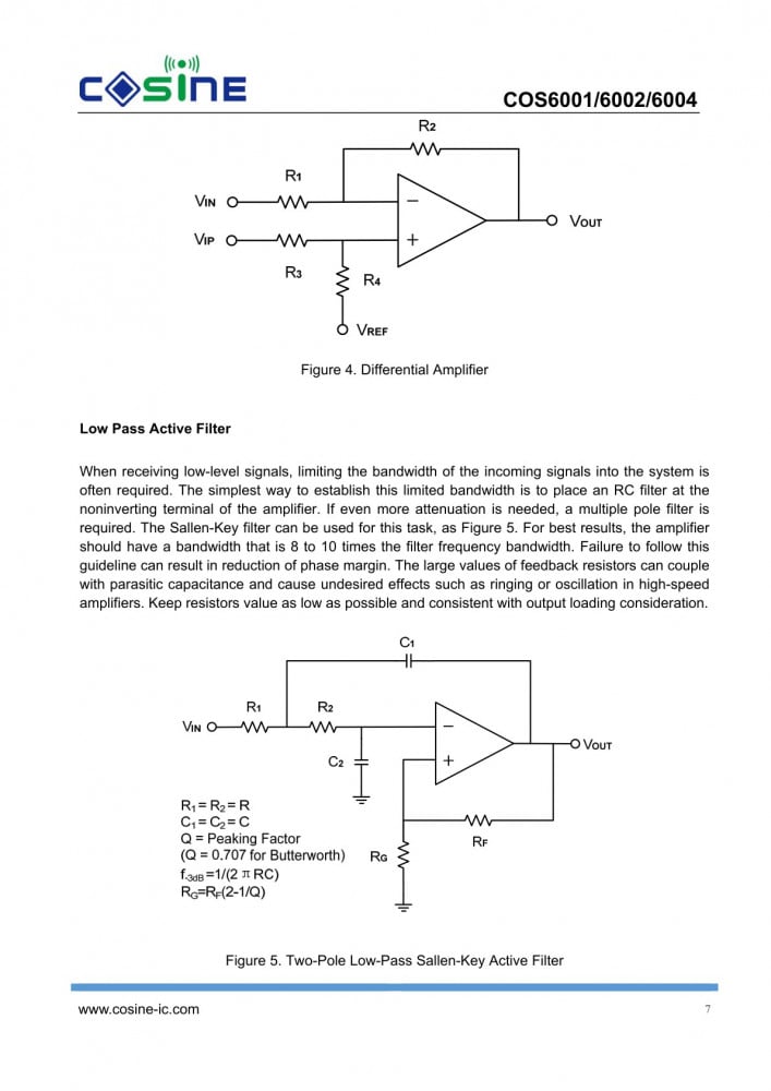 COS6004SR datasheet page 7
