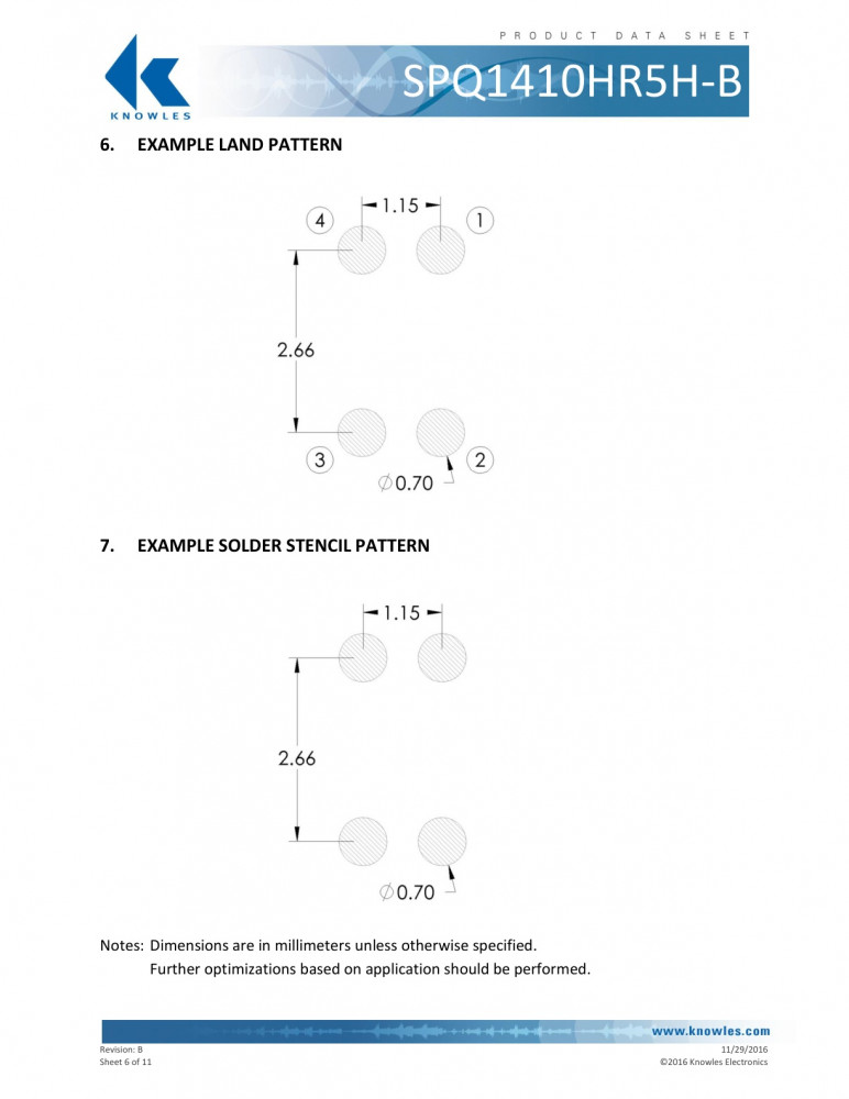 SPQ1410HR5H-B datasheet page 6