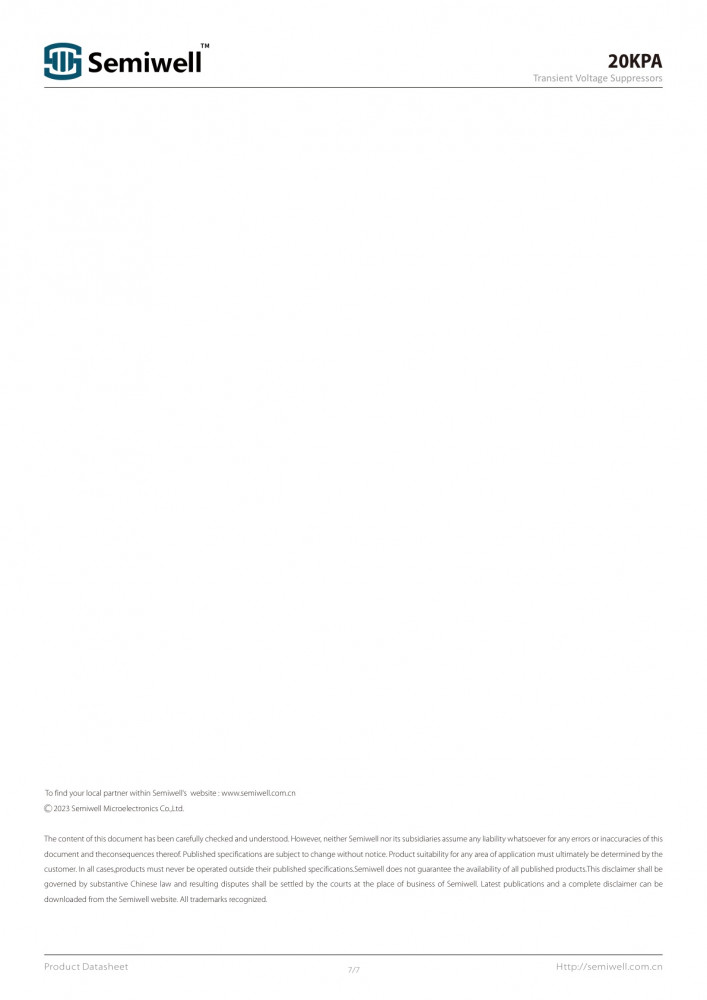 20KPA series datasheet page 7