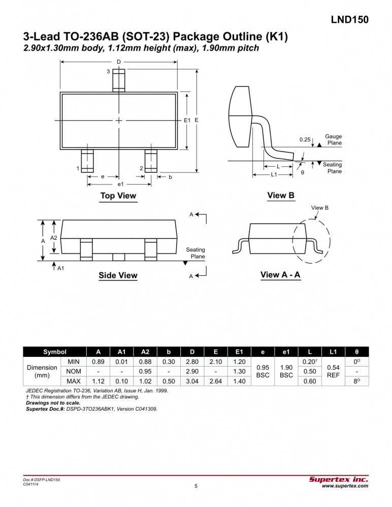 LND150 datasheet page 5