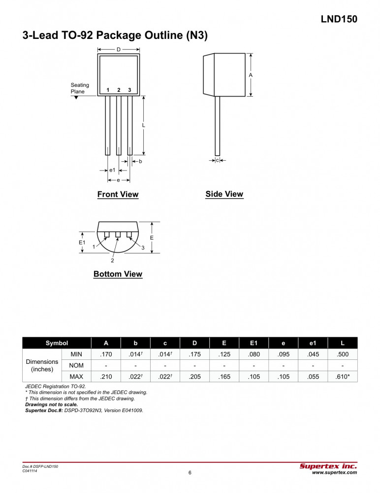 LND150 datasheet page 6