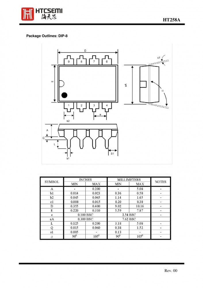 HT258ARZ datasheet page 5