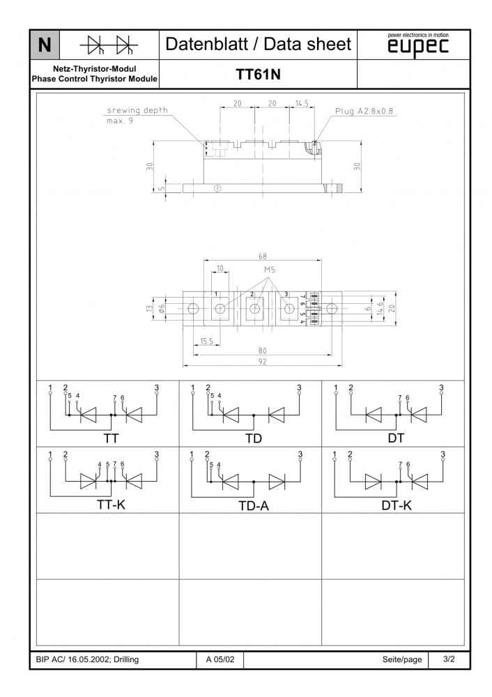 TT61N16KOF datasheet page 3