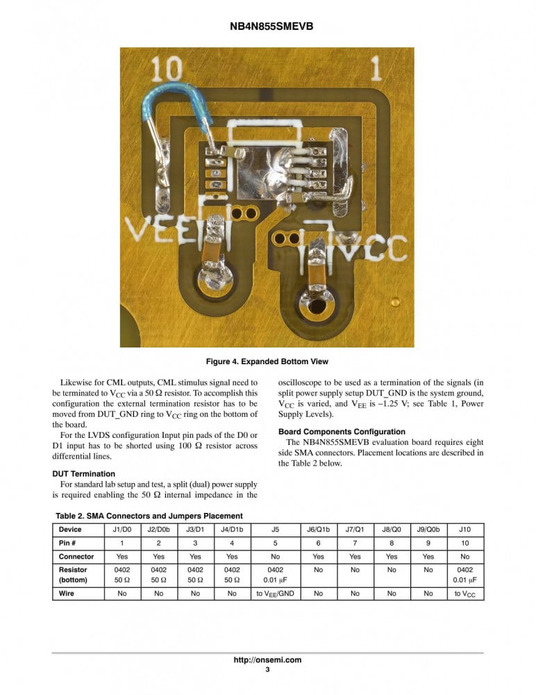 NB4N855SMEVB document page 3