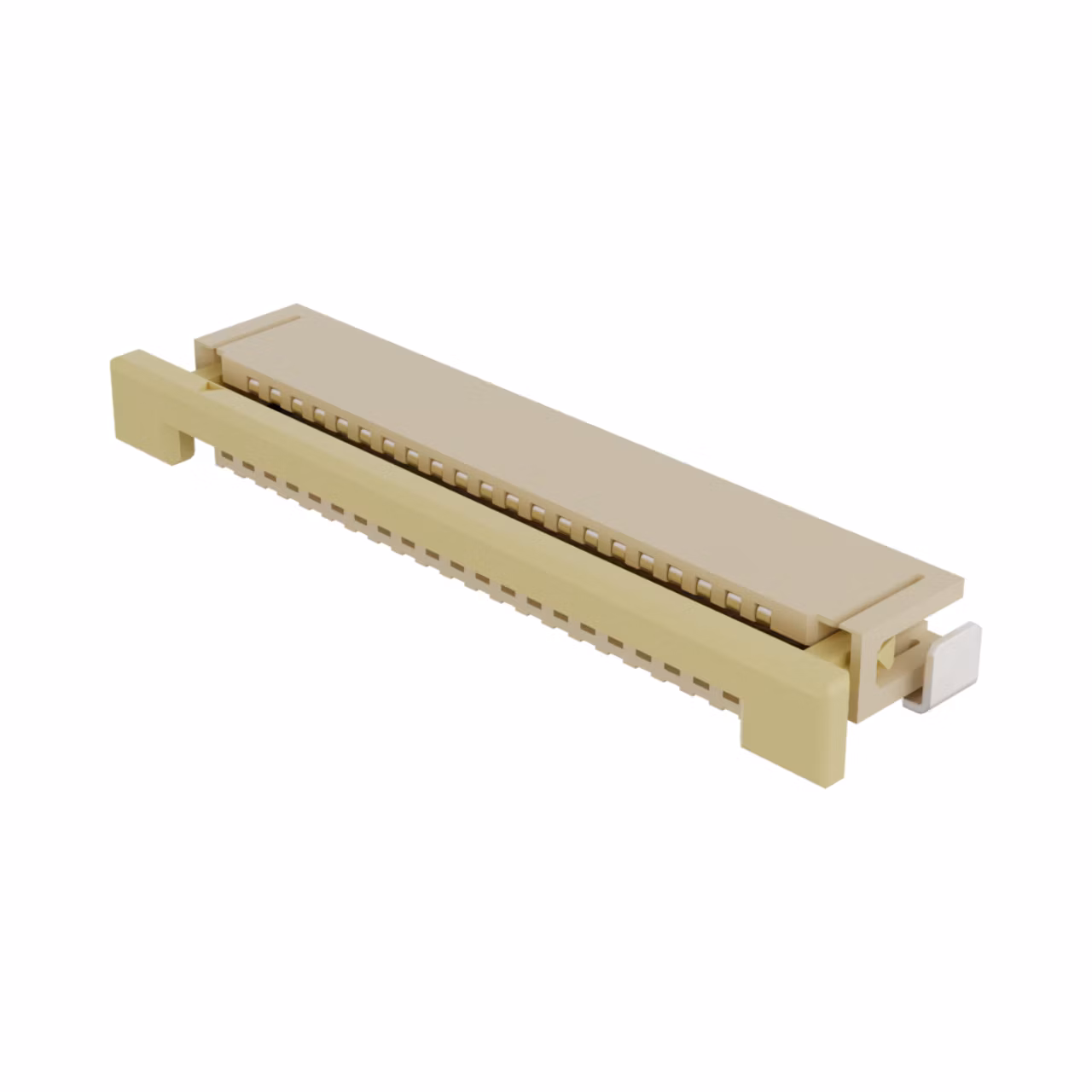 Easy-On FFC/FPC Connector, 1.00mm Pitch, Slider Series, Right-Angle, Bottom Contact, 3.00mm Height, 21 Circuits, Tin-Bismuth Plating for sale