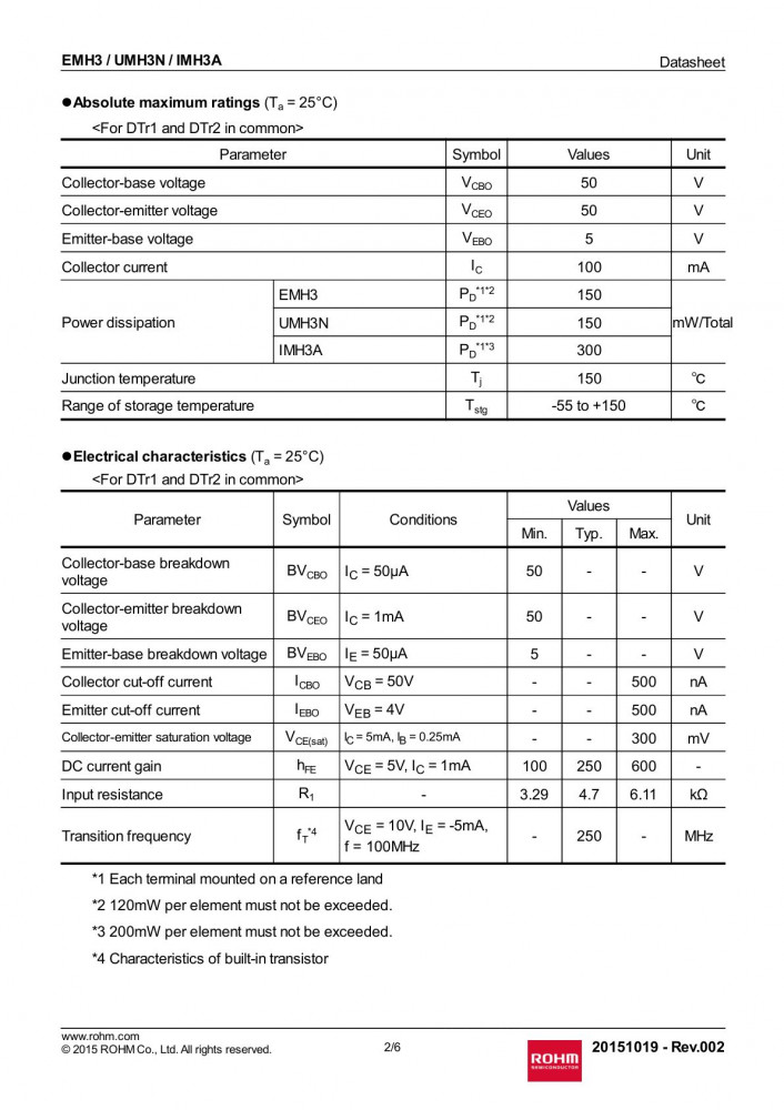 UMH3N technical document page 2