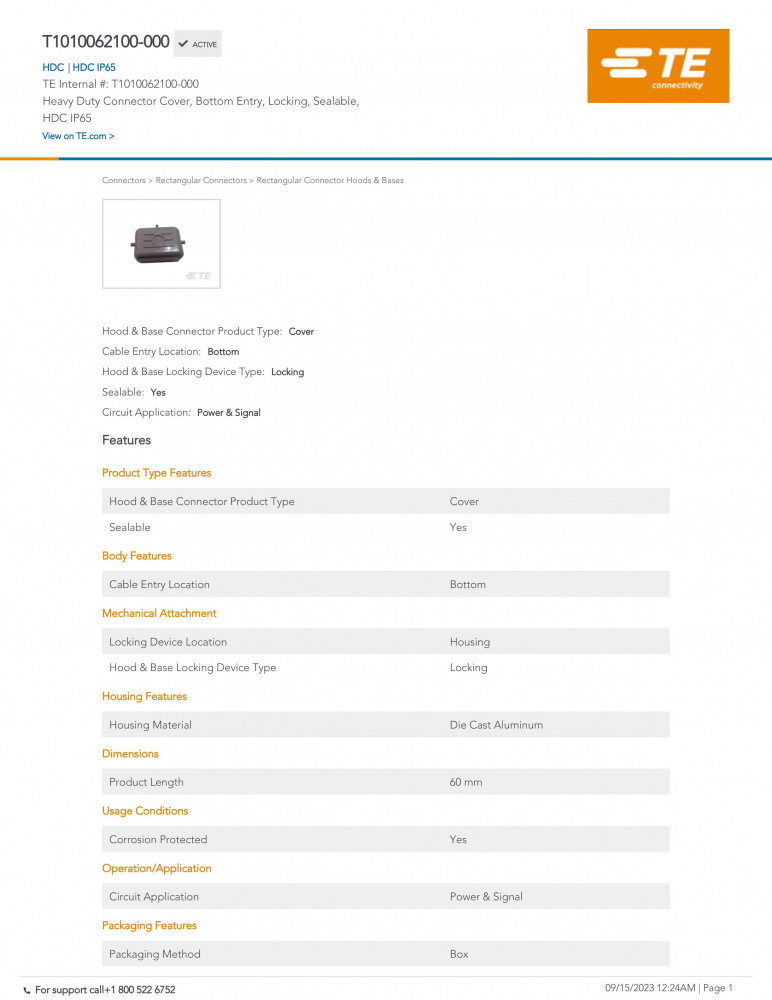 T1010062100-000 technical document page 1
