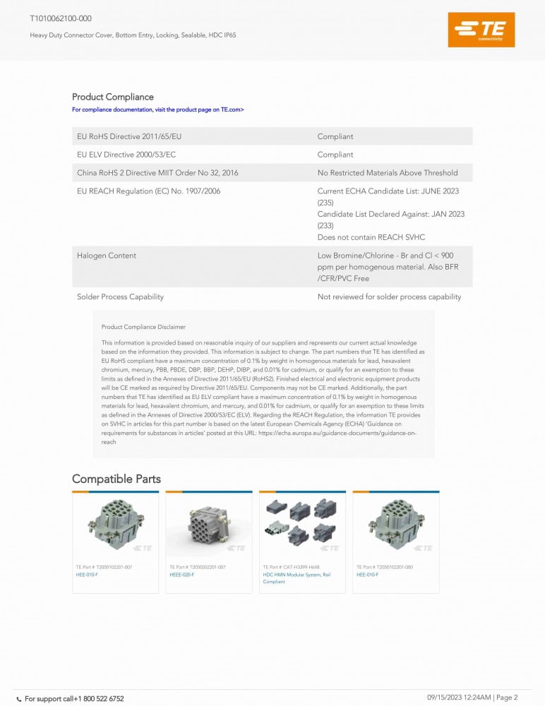 T1010062100-000 technical document page 2