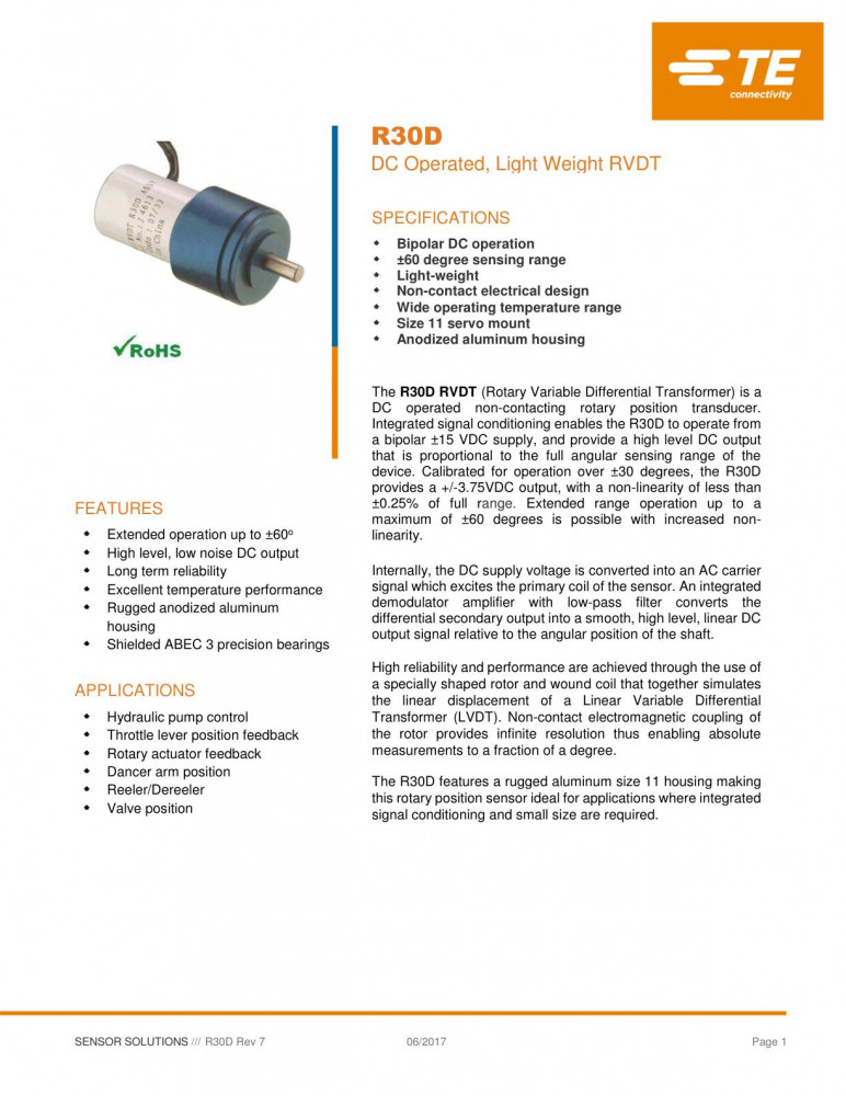 R30D technical document page 1