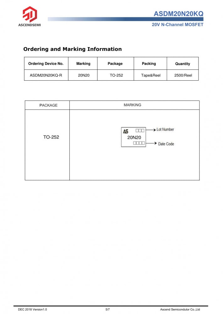 ASDM20N20KQ-R datasheet page 5