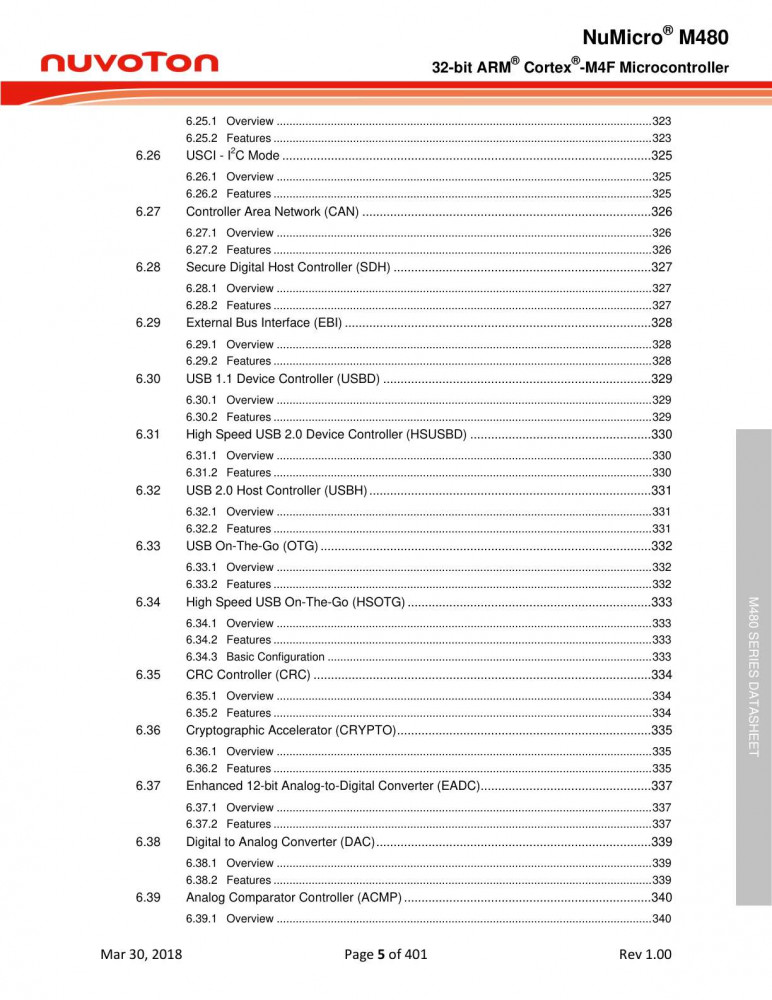 Datasheet preview page 5
