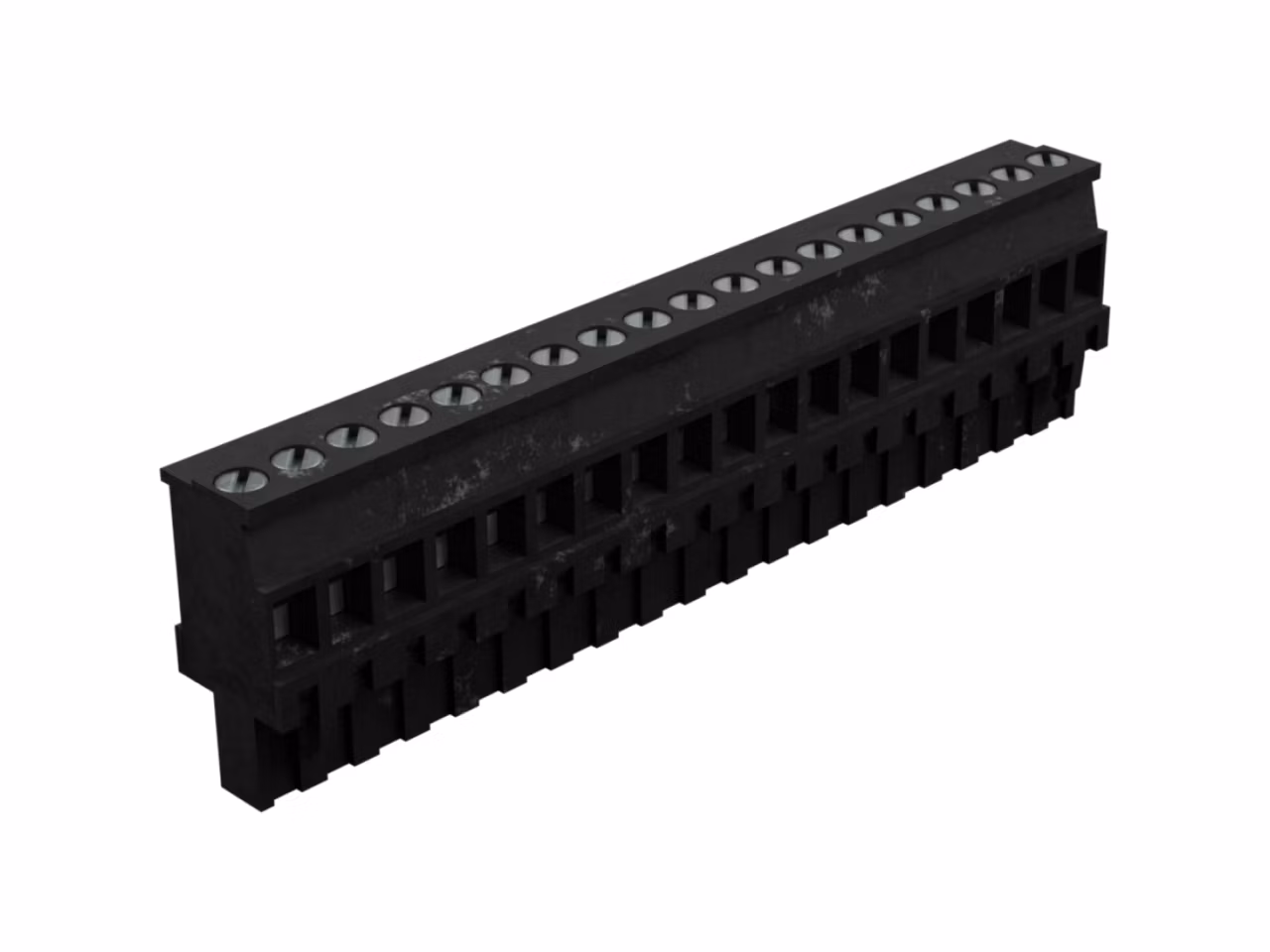 5.08mm Pitch Eurostyle Vertical Plug, with Standard Imprinting, Front Wire Entry, Black, 19 Circuits for sale