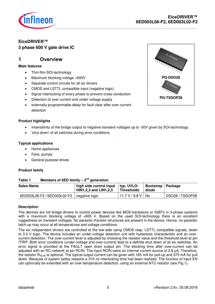 6ED003L06F2XUMA1 datasheet page 5