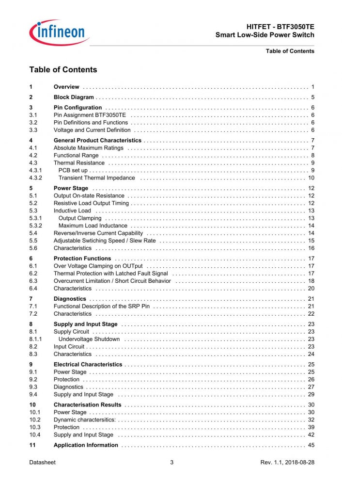 BTF3050TE datasheet page 3