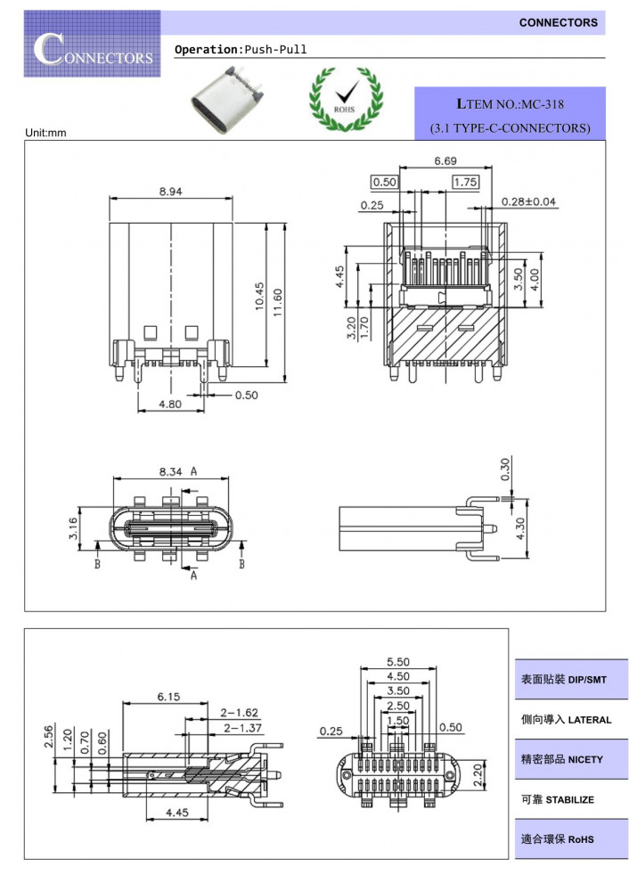 SOFNG MC-318 technical document page 1