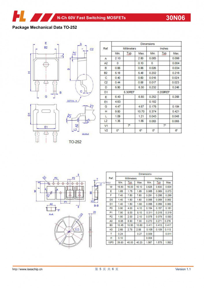 HL 30N06 datasheet page 5
