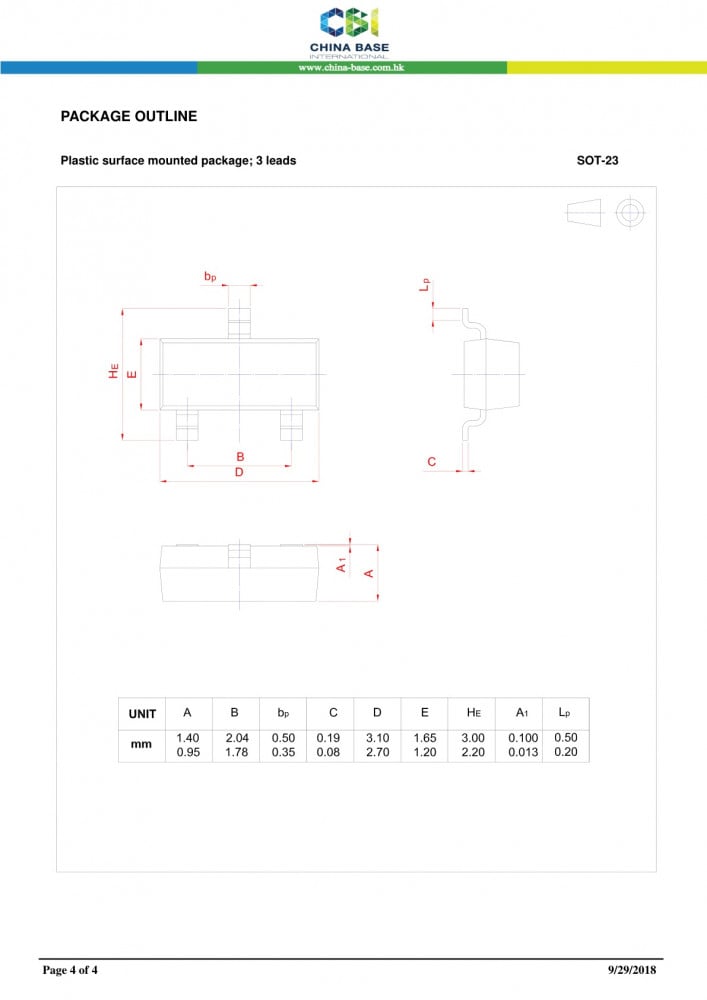 CBI BSS84 datasheet page 4