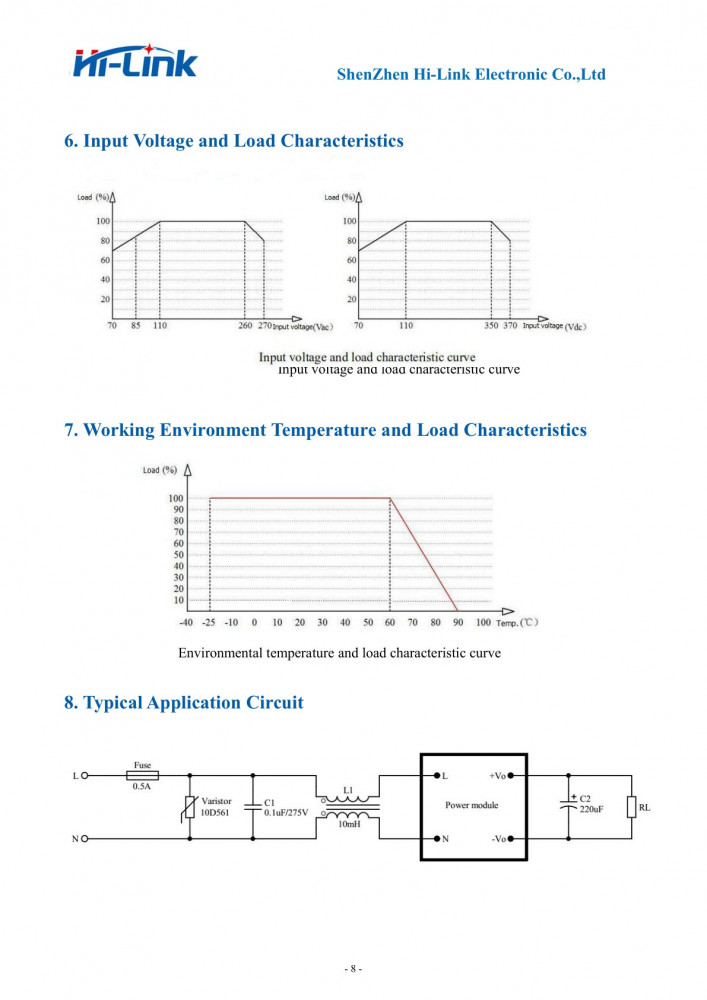 HLK-5M05L datasheet page 10