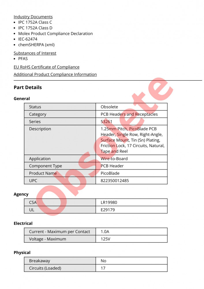 MOLEX 532611771 product document image 2