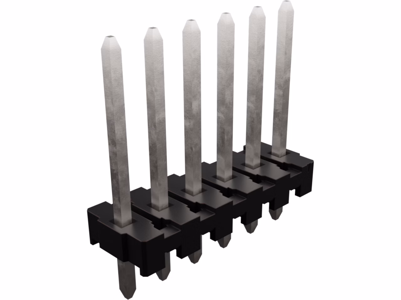 KK 396 Breakaway Header, Vertical, 6 Circuits, Matte Tin (Sn) Plating, Pin Length 22.71mm (.894