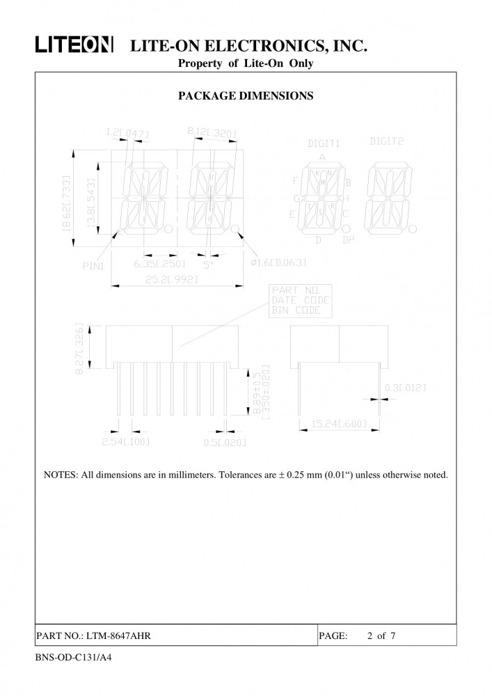 LTM-8647AHR datasheet page 3