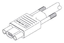 Commercial Micro-D, CMD Single Ended, 15 Circuits, Female - Pigtail, 0.46m Length